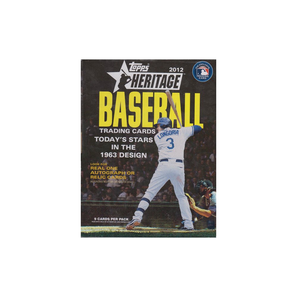 2012 Topps Heritage Baseball 36ct Gravity Feed Box | Steel City ...