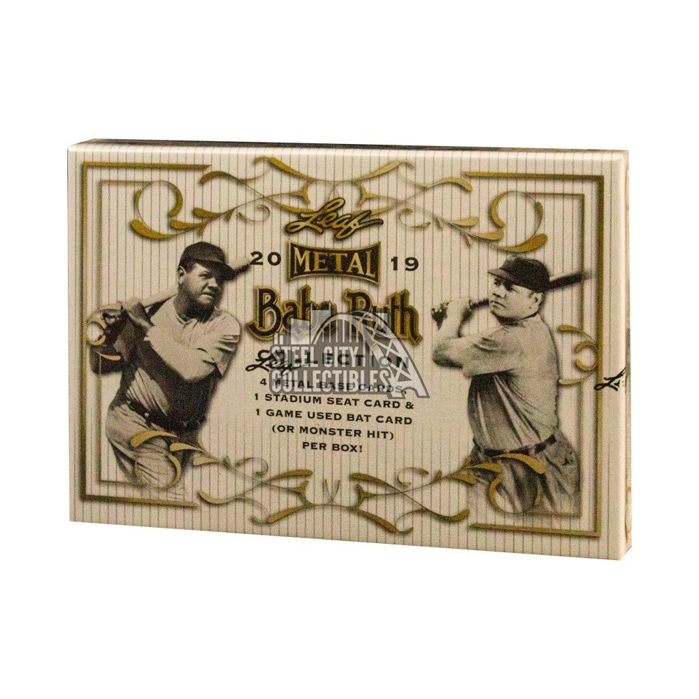 2019 Leaf Metal Babe Ruth Collection Baseball Hobby Box | Steel City ...