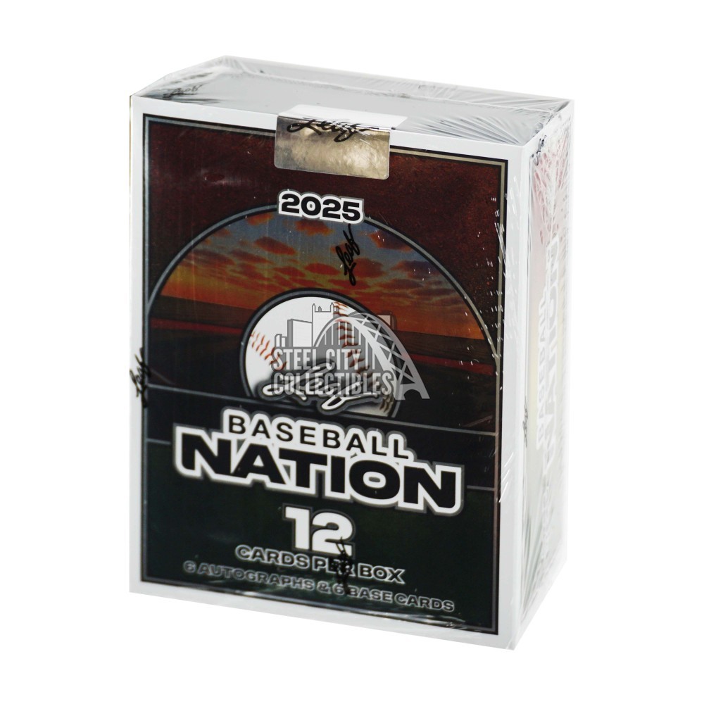 2025 Leaf Baseball Nation Hobby Box | Steel City Collectibles