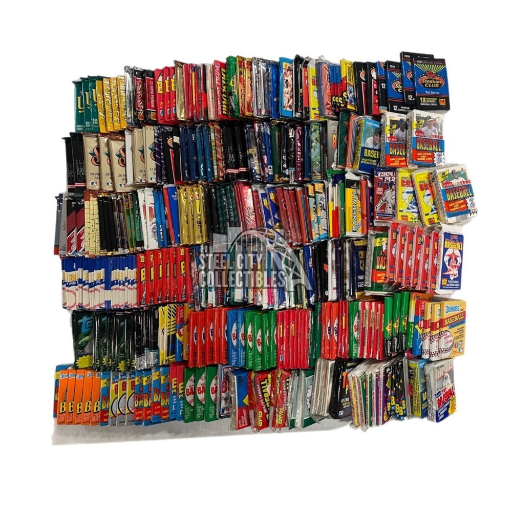 330-Count Assorted Baseball Pack Lot | Steel City Collectibles