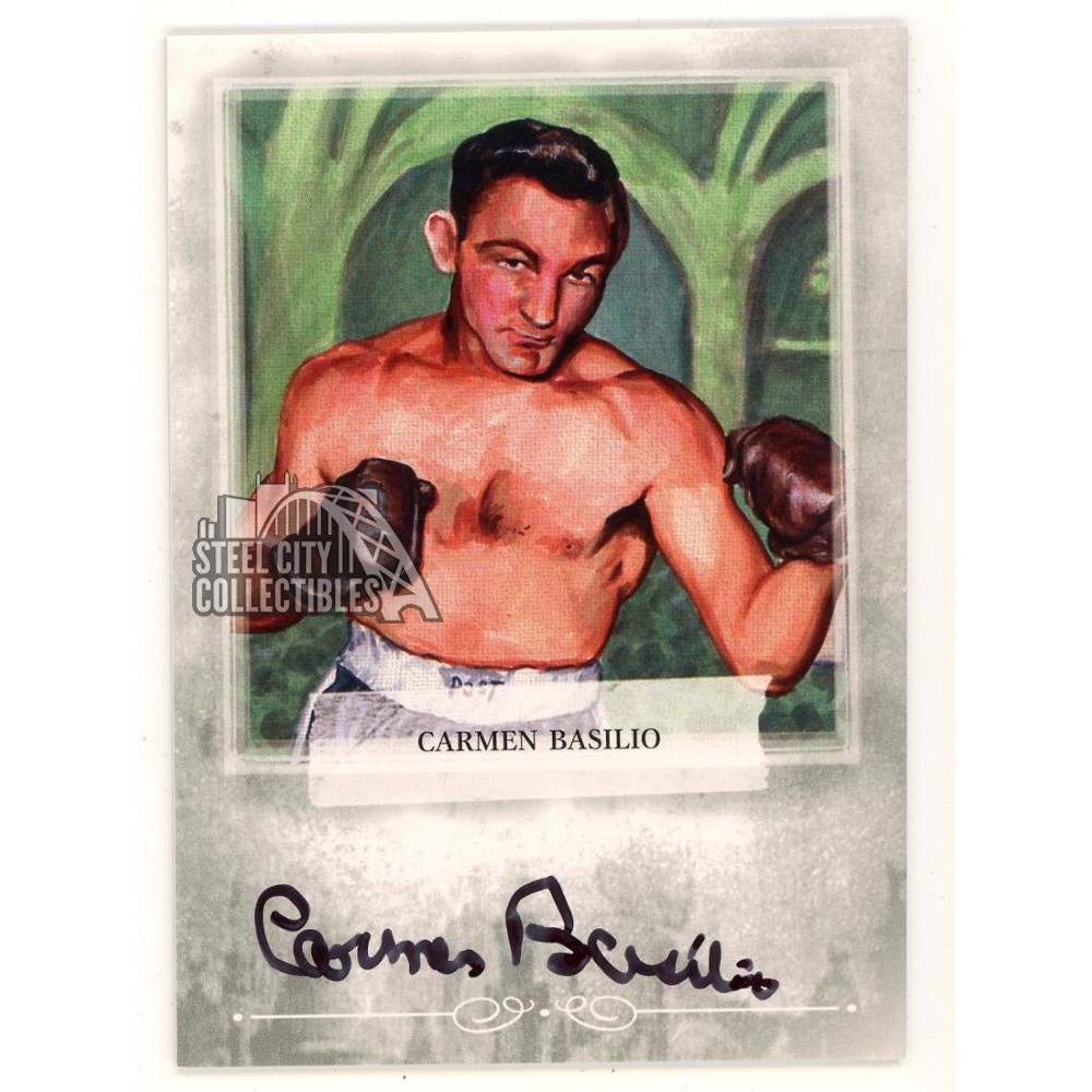 Carmen Basilio 2010 Sport Kings Boxing Autograph Card #A-CB1 | Steel ...
