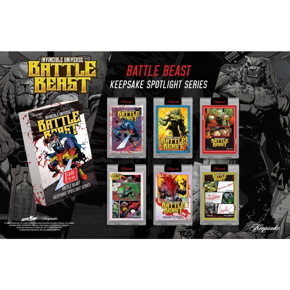 2026 Keepsake Spotlight Series Battle Beast 1st Edition Box | Steel ...