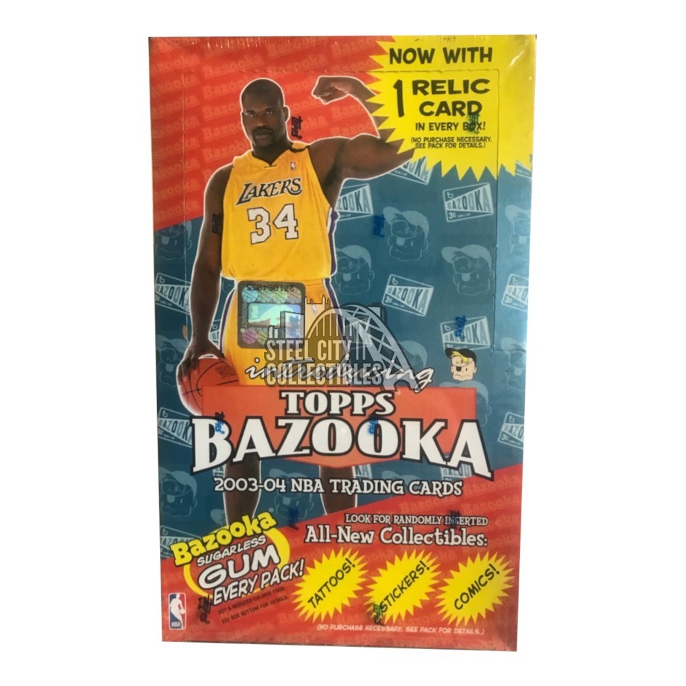2003-04 Topps Bazooka Basketball Retail Box | Steel City Collectibles