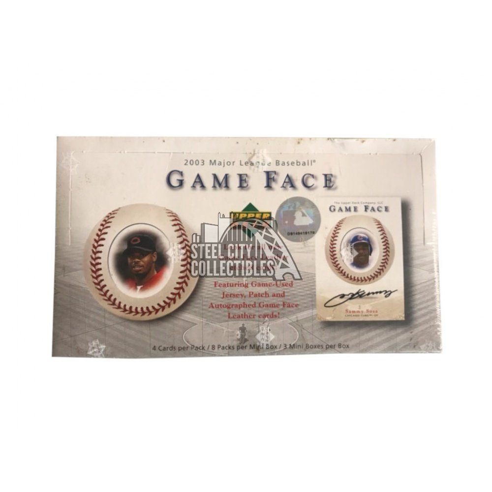 2003 Upper Deck Game Face Baseball Hobby Box | Steel City Collectibles