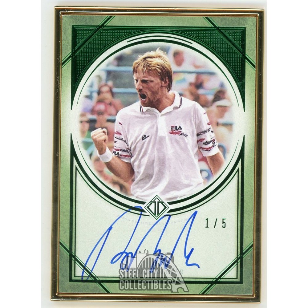 Boris Becker 2020 Topps Transcendent Tennis Autographed Card 1/5 ...