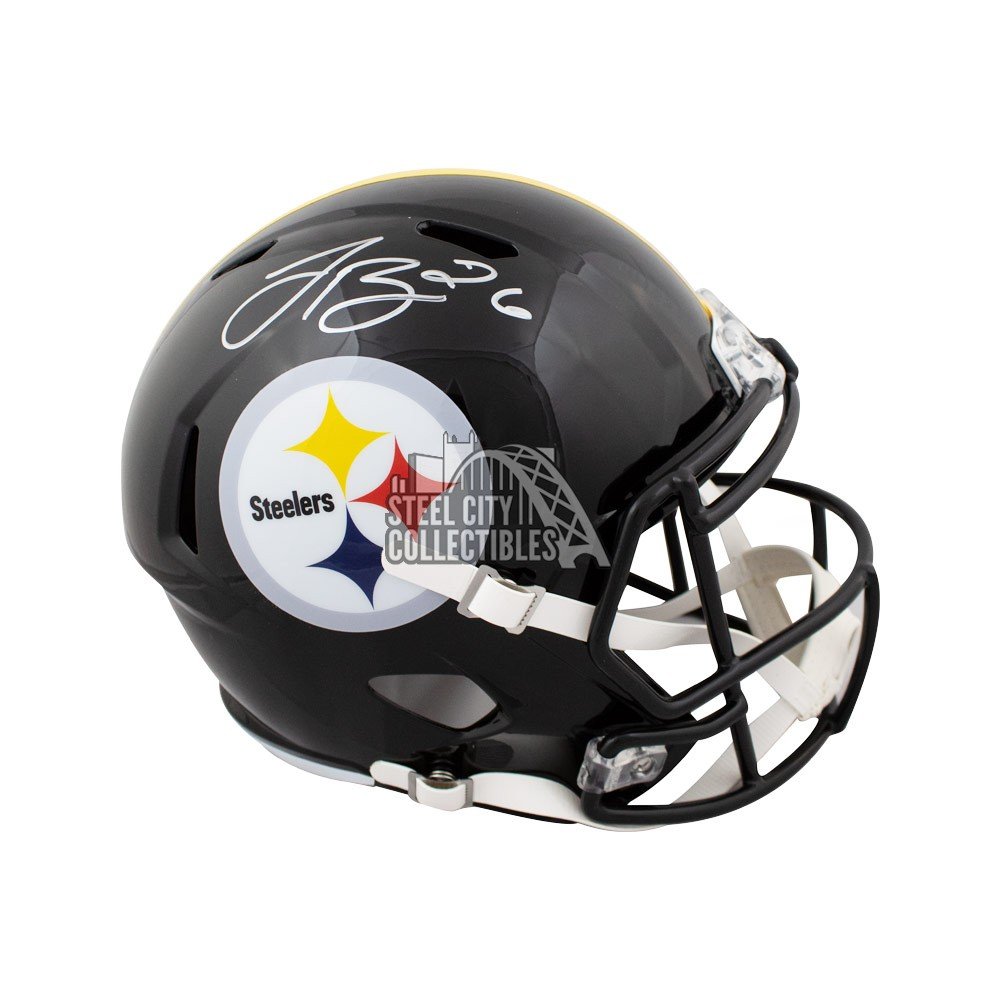 Le'Veon Bell Autographed Steelers Black Speed Full-Size Football Helmet ...