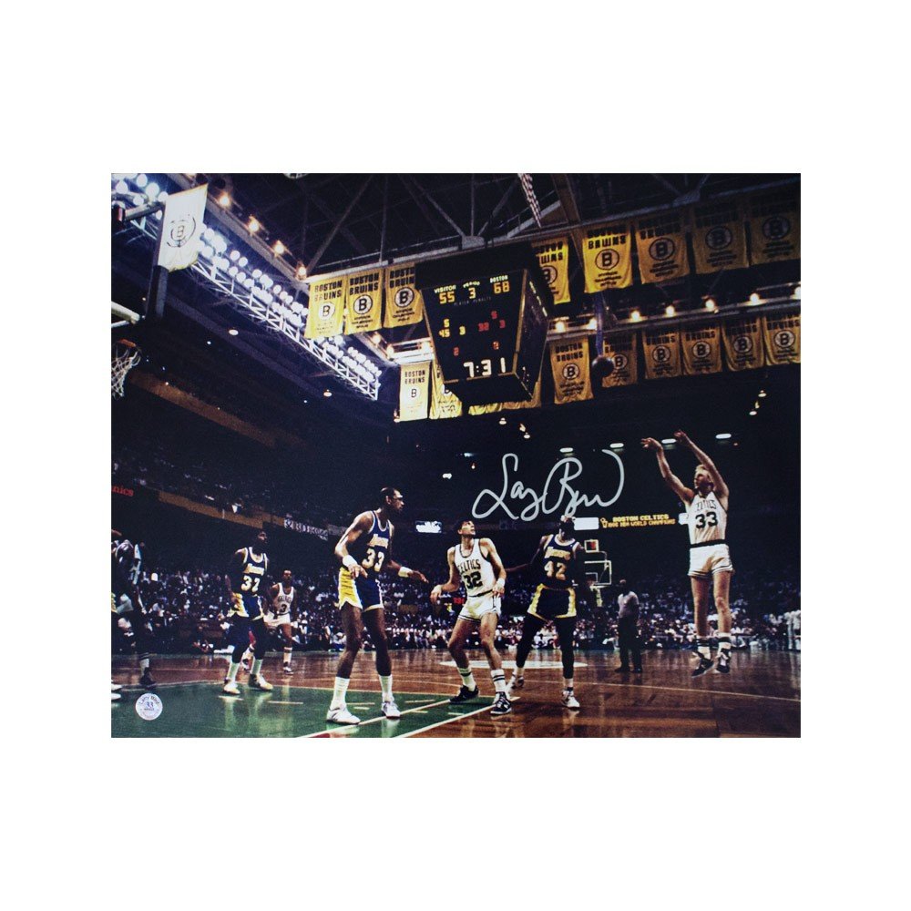 Larry Bird Autographed Boston Celtics 16x20 Photo - JSA COA | Steel ...