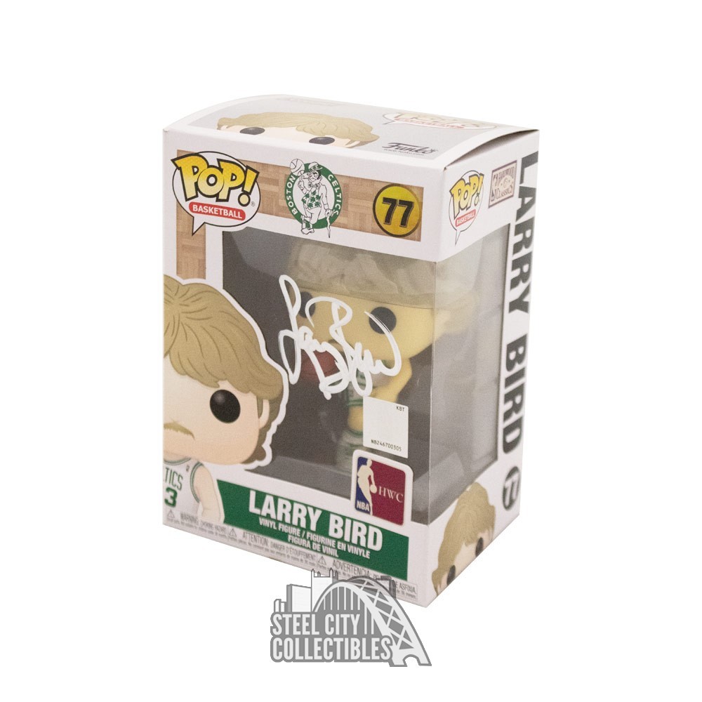 Larry Bird Autographed Boston Celtics Funko Pop - BAS COA (White Ink ...