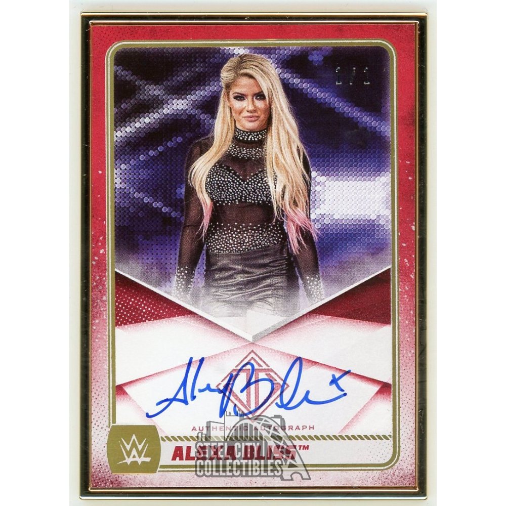 Alexa Bliss 2020 Topps Transcendent WWE Autographed Card 1/1 | Steel ...