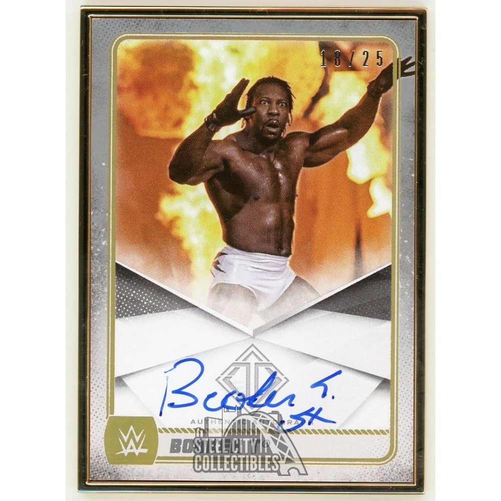 Booker T 2020 Topps Transcendent WWE Autographed Card 18/25 | Steel ...