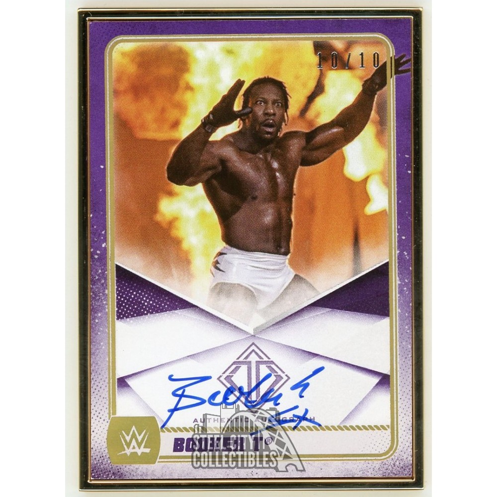 Booker T 2020 Topps Transcendent WWE Autographed Card /10 | Steel City ...