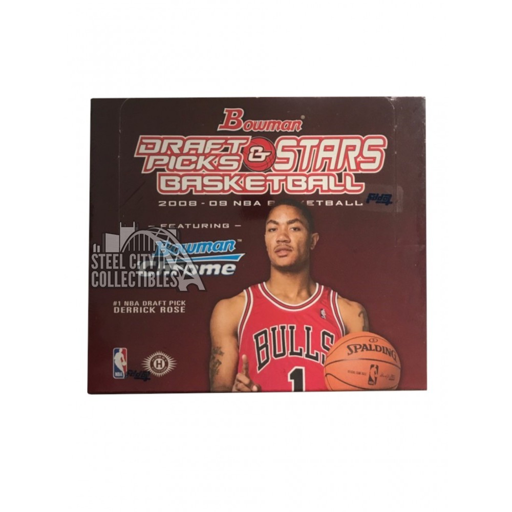 2008-09 Bowman Draft Picks & Stars Basketball Hobby Box | Steel City ...