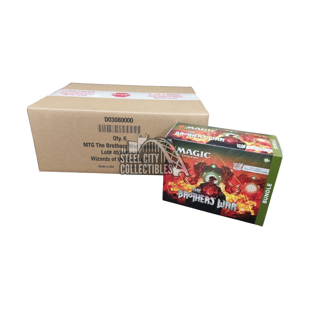 Magic the Gathering Brothers War 6-Bundle Case | Steel City Collectibles