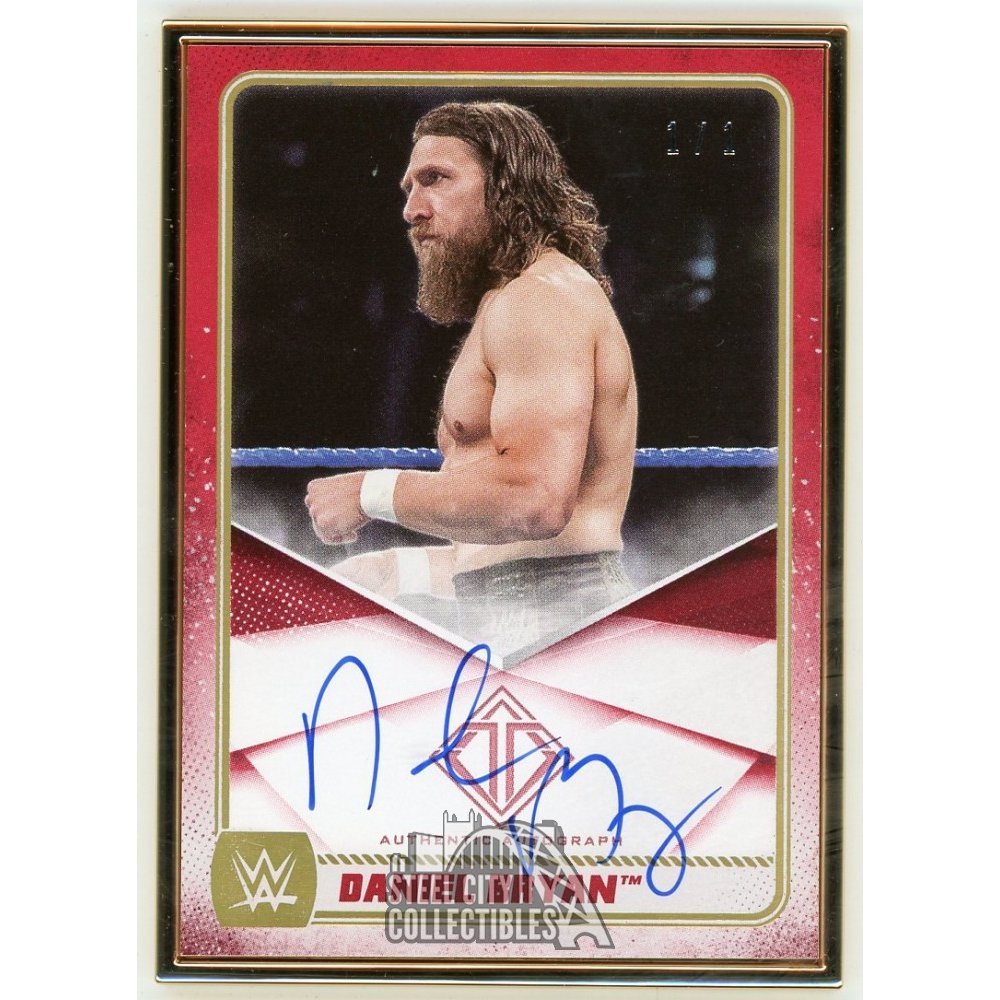 Daniel Bryan 2020 Topps Transcendent WWE Autographed Card 1/1 | Steel ...