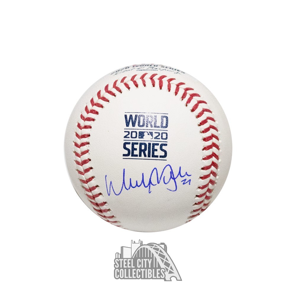 Walker Buehler Autographed 2020 World Series Official MLB Baseball ...