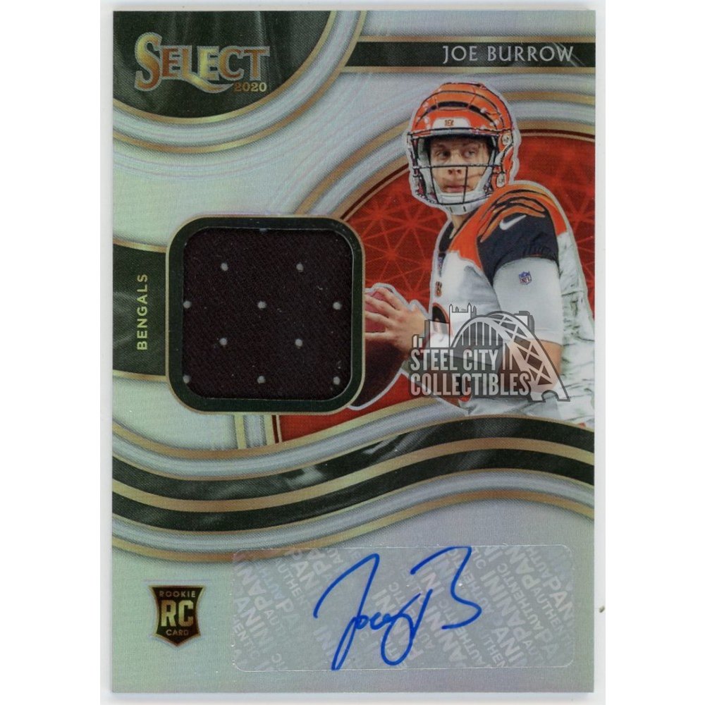 Joe Burrow 2020 Panini Select Football Rookie Jersey Autograph 20/49 ...