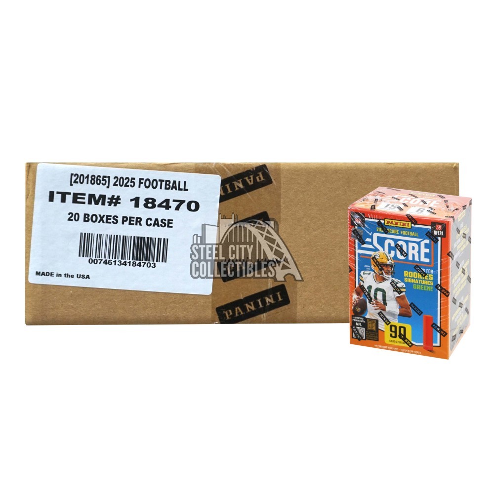 2025 Panini Score Football Hobby Blaster 20-Box Case | Steel City ...