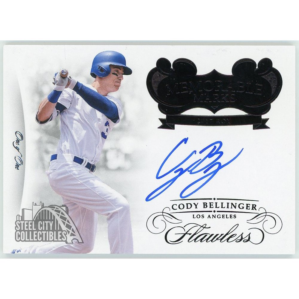 Cody Bellinger 2018 Panini Flawless Baseball Memorable Marks Autograph ...