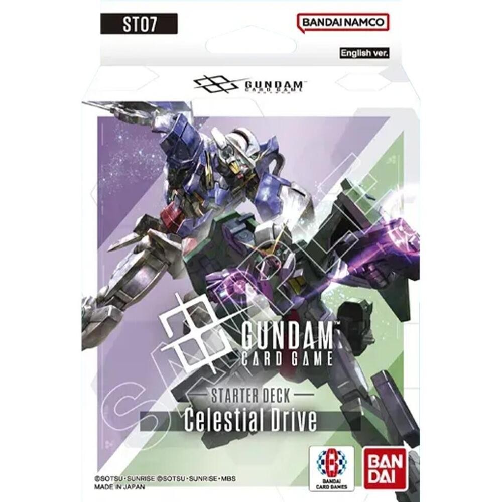 Bandai Gundam Card Game Celestial Drive Starter 07 6-Deck Display ...