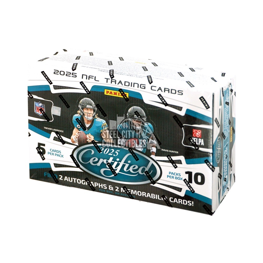 2025 Panini Certified Football Hobby Box | Steel City Collectibles
