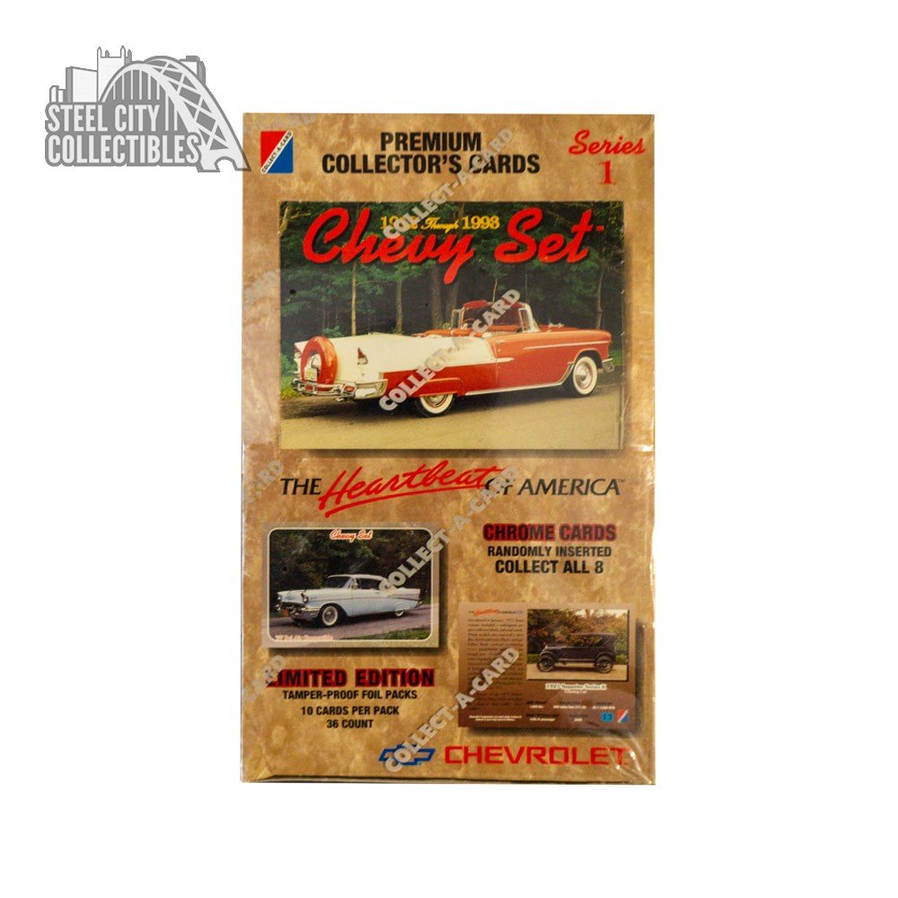1992 Collect-A-Card Chevrolet Series 1 Trading Card Box | Steel City ...