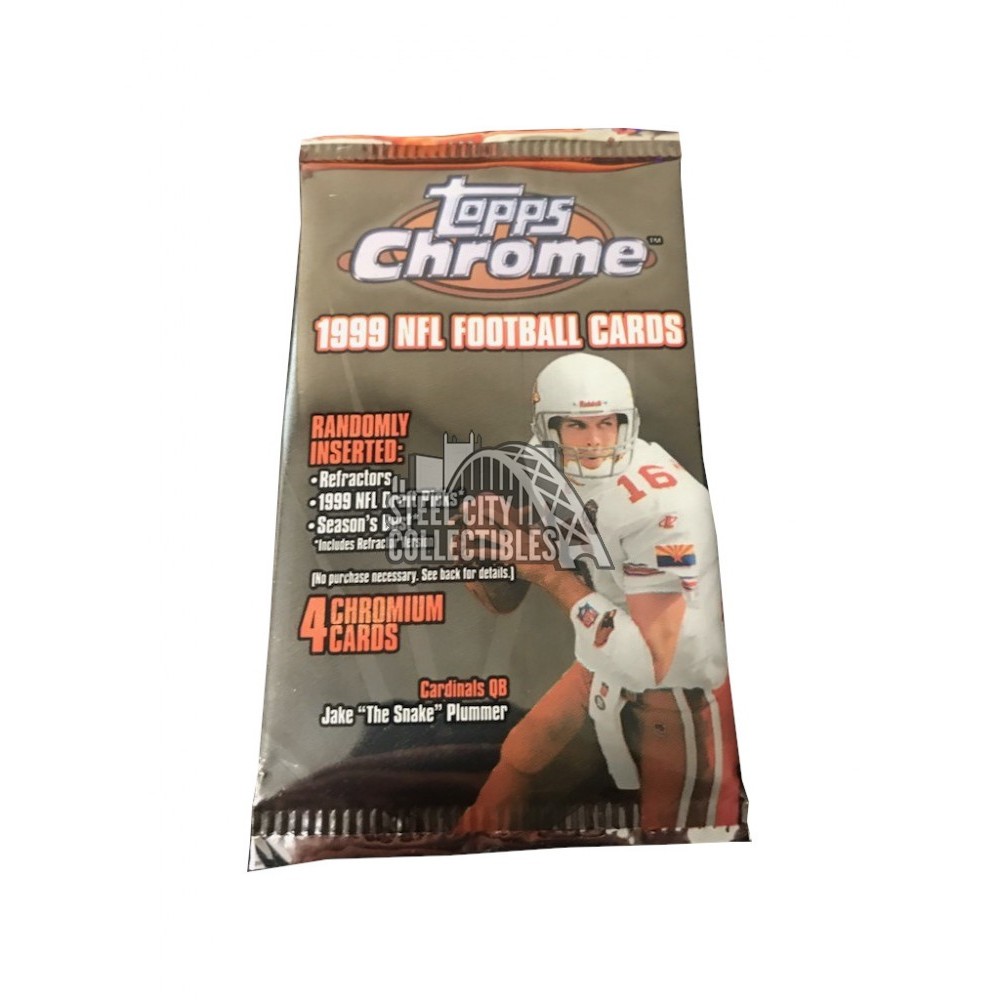 1999 Topps Chrome Football Retail Pack | Steel City Collectibles