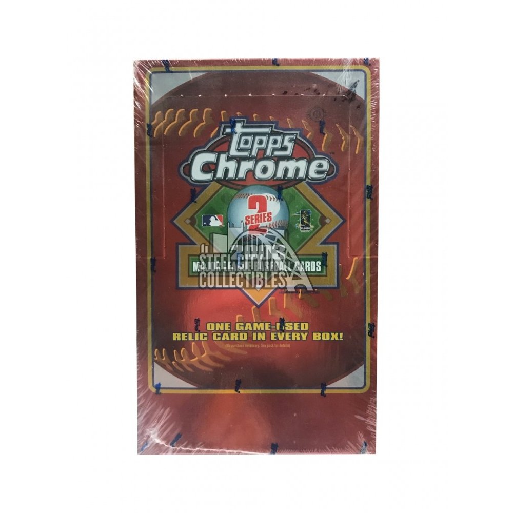 2003 Topps Chrome Series 2 Baseball Hobby Box | Steel City Collectibles