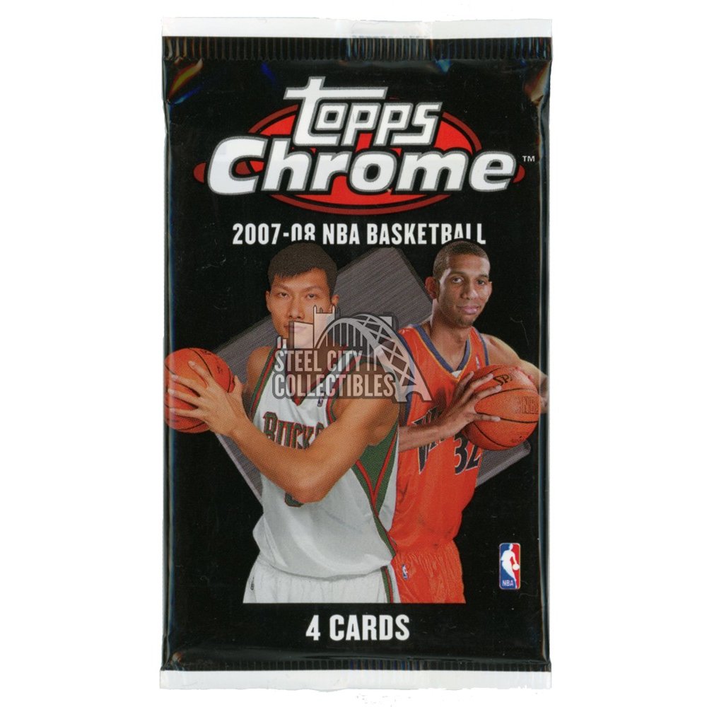 2007-08 Topps Chrome Basketball Retail Pack | Steel City Collectibles