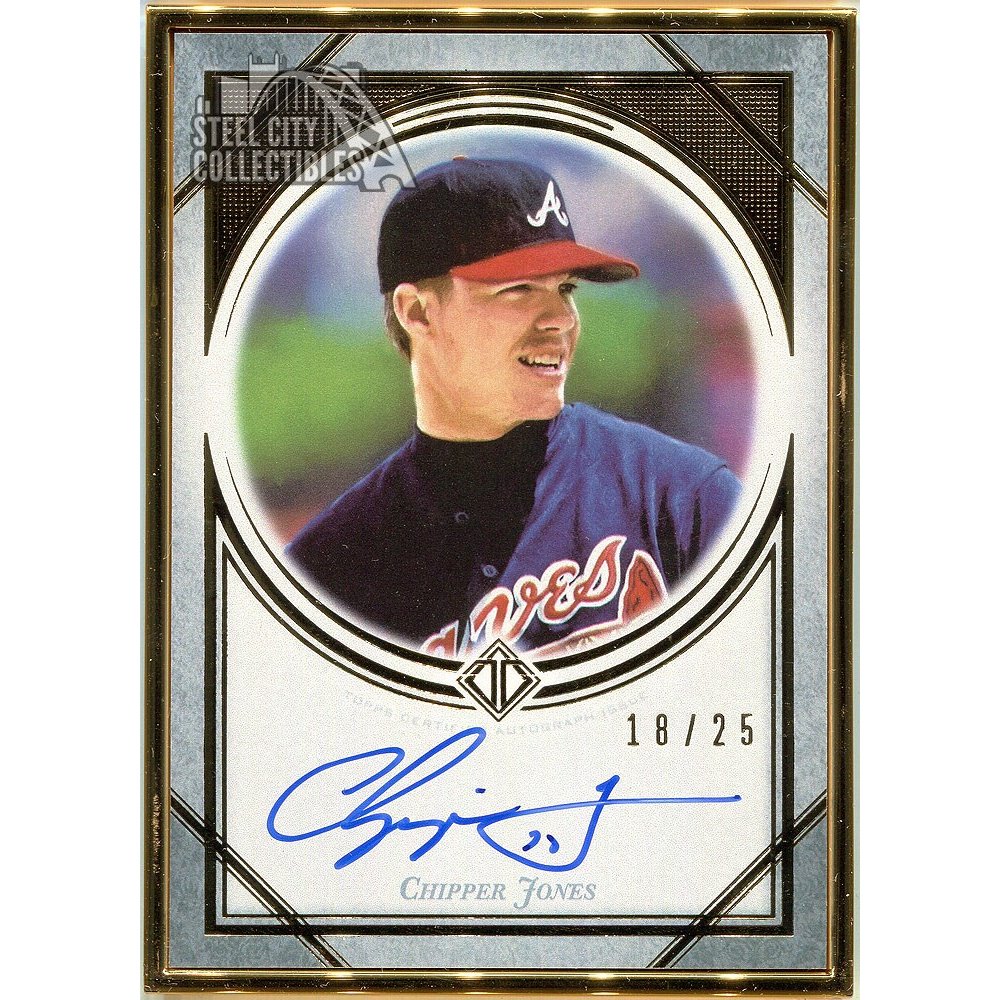 Chipper Jones 2018 Topps Transcendent Autograph Card 18/25 (TCA-CJ ...