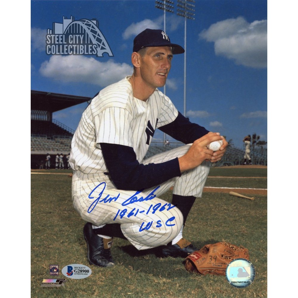 Jim Coates 1961-1962 WSC Autographed New York Yankees 8x10 Photo - BAS ...