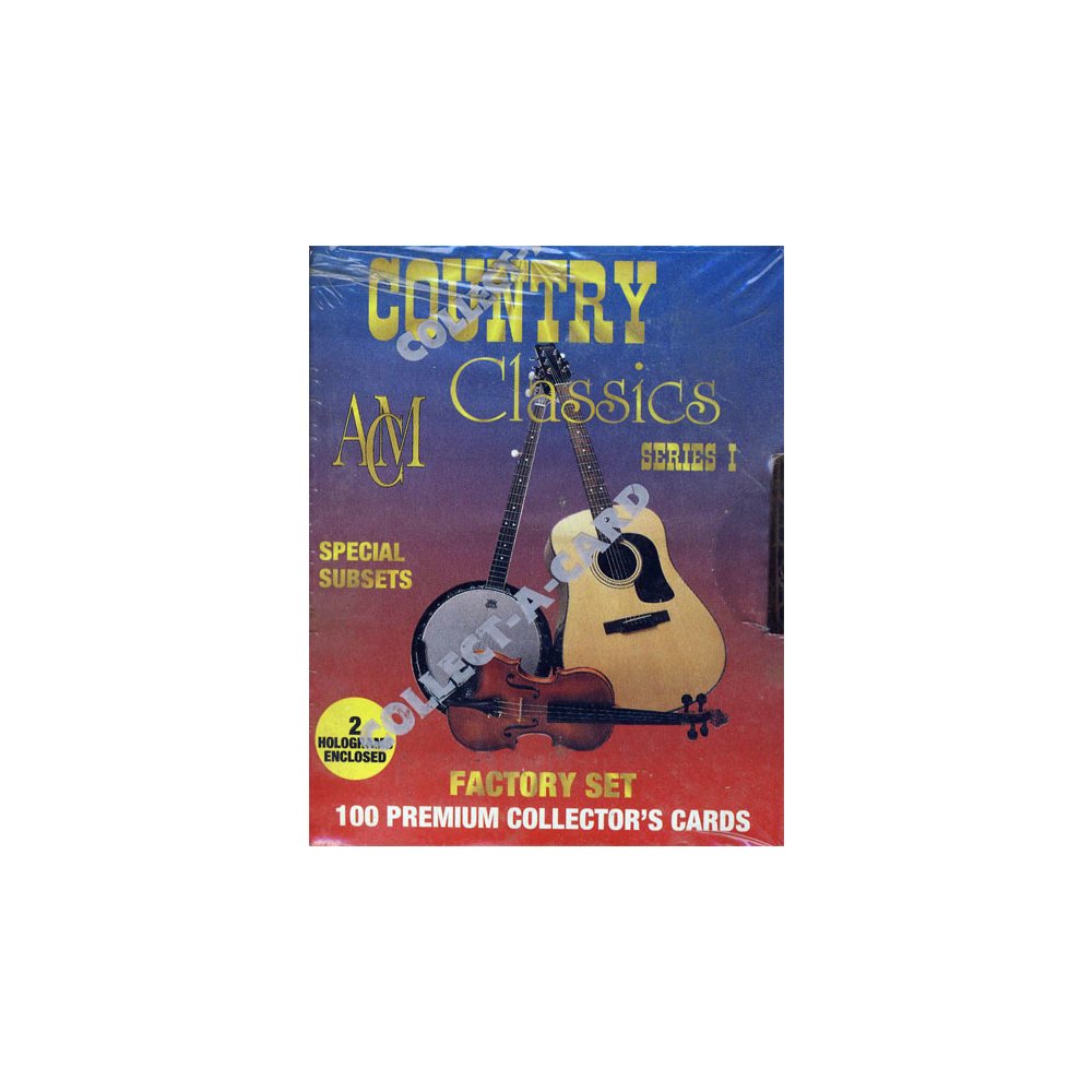 1992 Collect-A-Cards Series 1 Country Music Classics 79 Set Lot | Steel ...