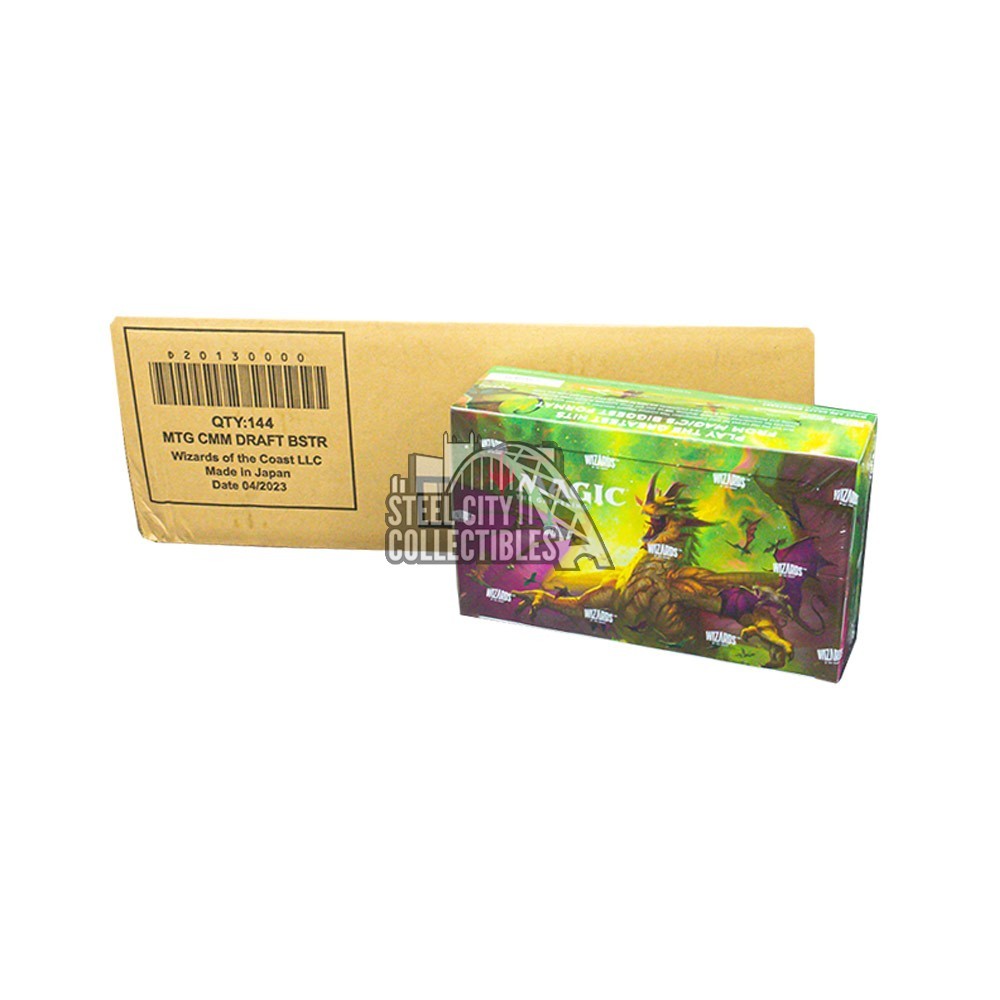 Magic the Gathering Commander Masters Draft Booster 6-Box Case | Steel ...