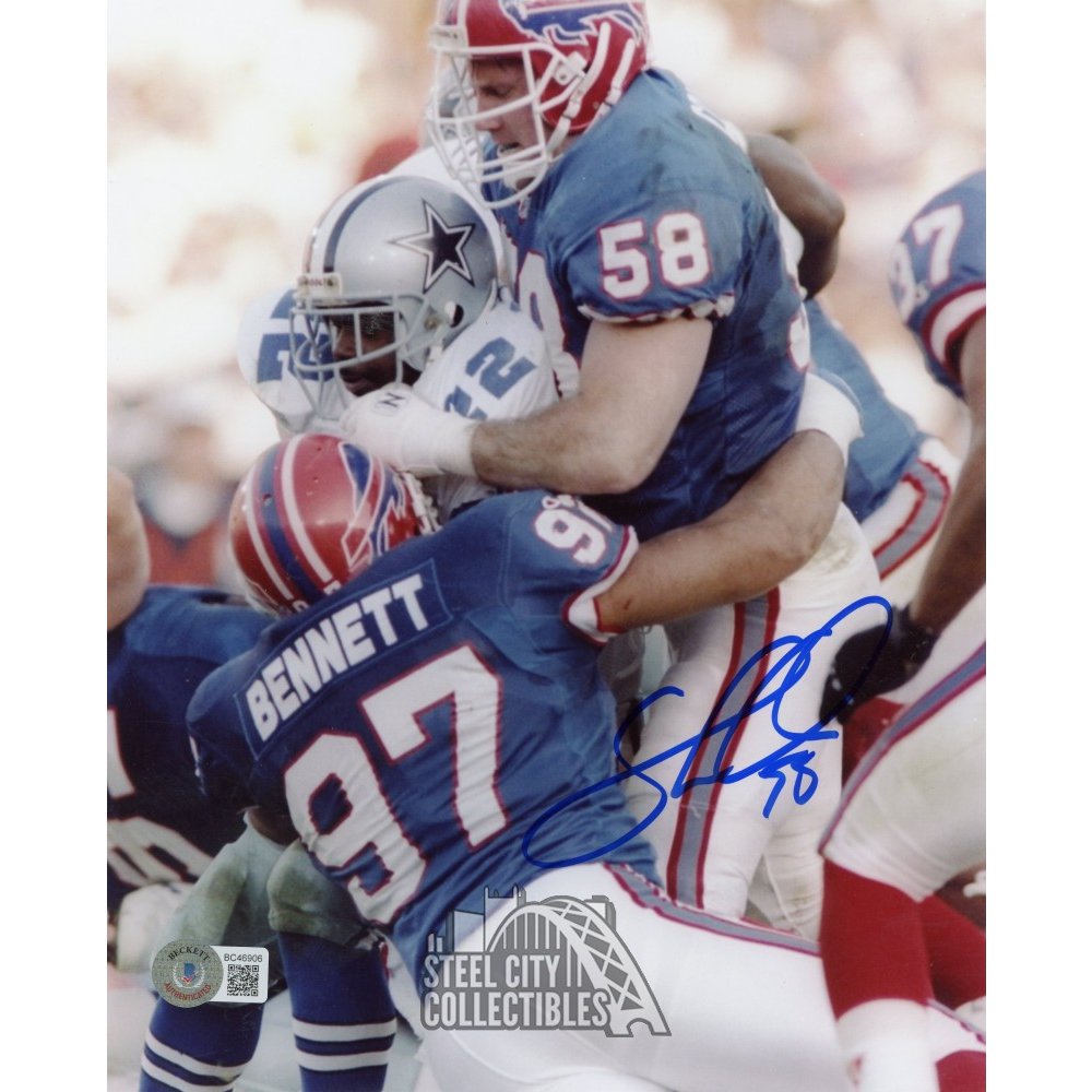 Shane Conlan Autographed Buffalo Bills 8x10 Photo - BAS | Steel City ...