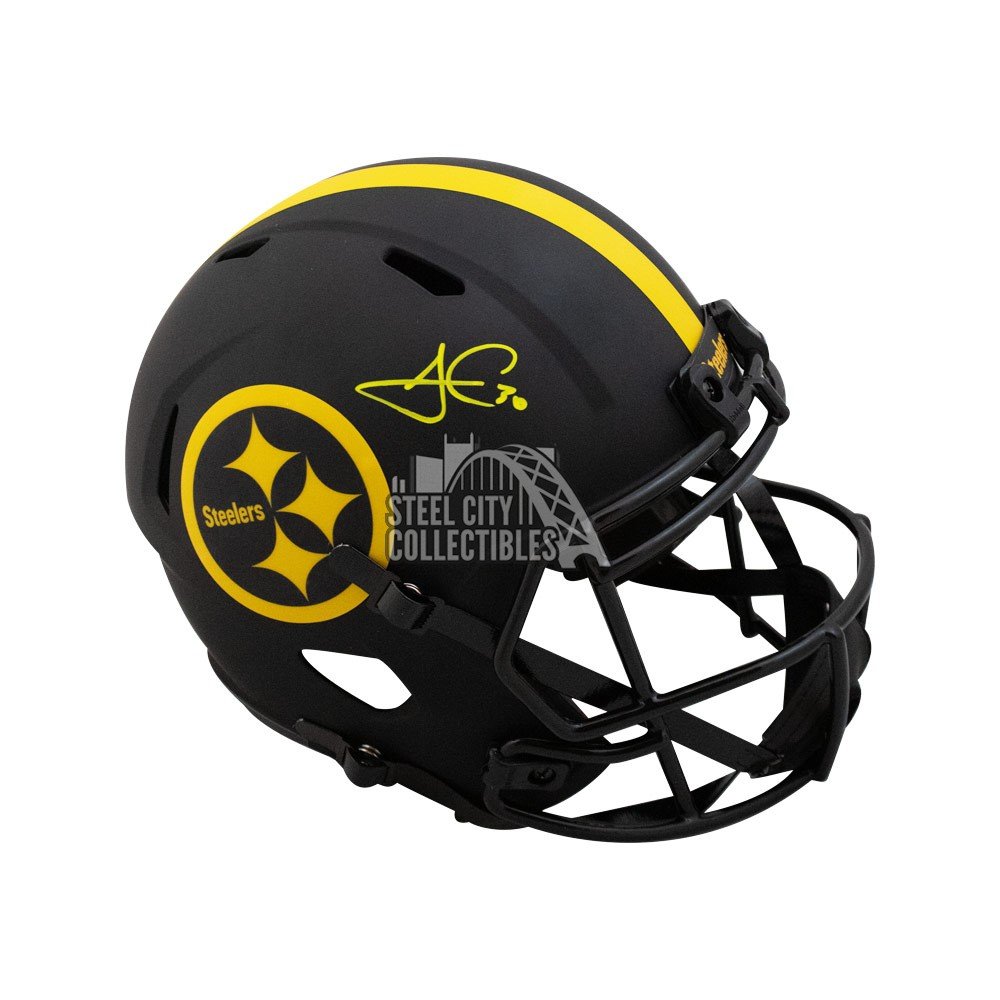 James Conner Autographed Steelers Eclipse Replica Full-Size Football ...