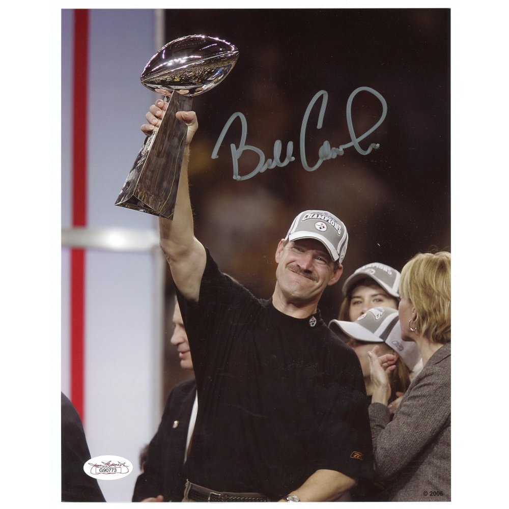 Bill Cowher Autographed Pittsburgh Steelers 8x10 Photo - JSA COA ...