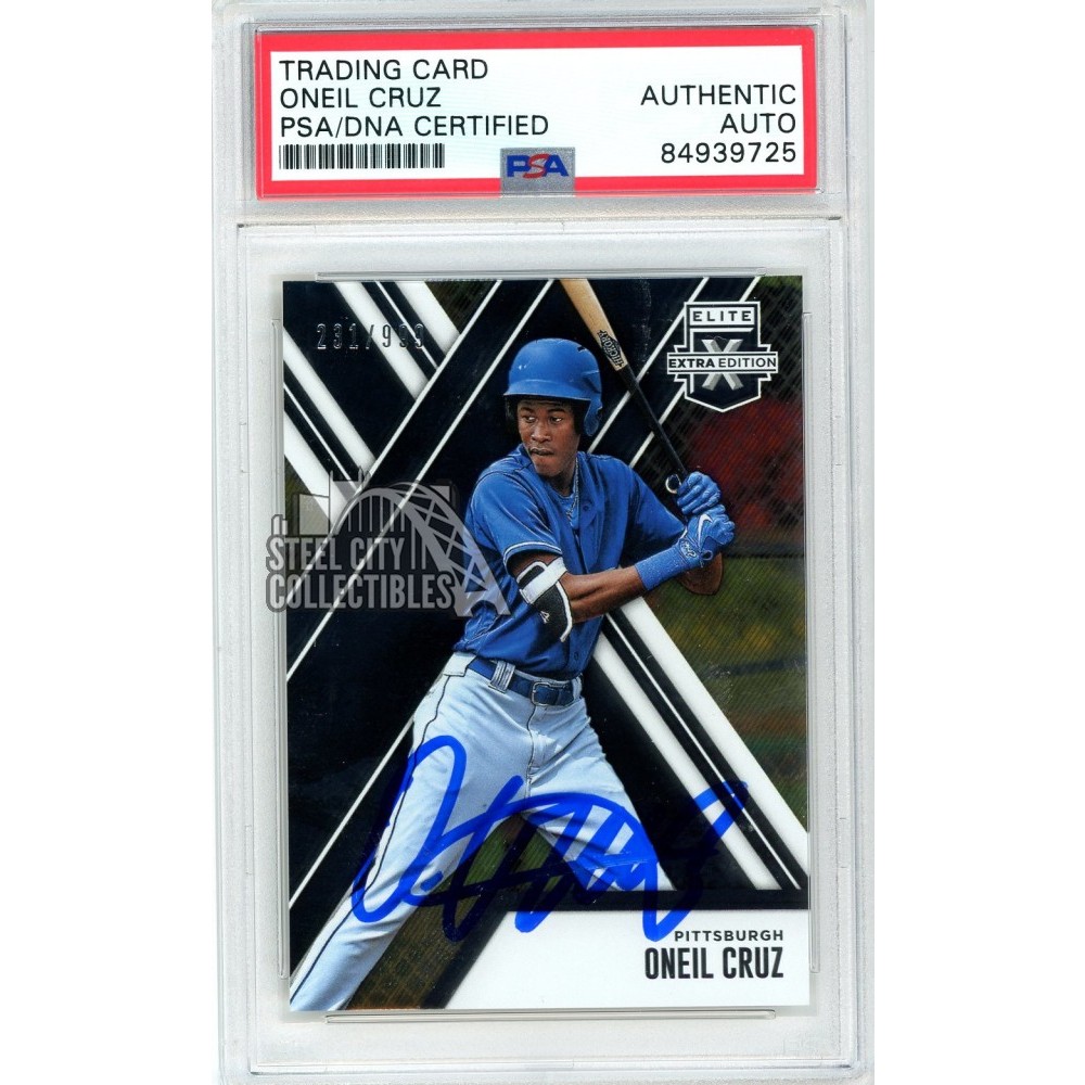 Oneil Cruz 2017 Panini Elite Extra Edition Autograph Rookie Card /999 ...
