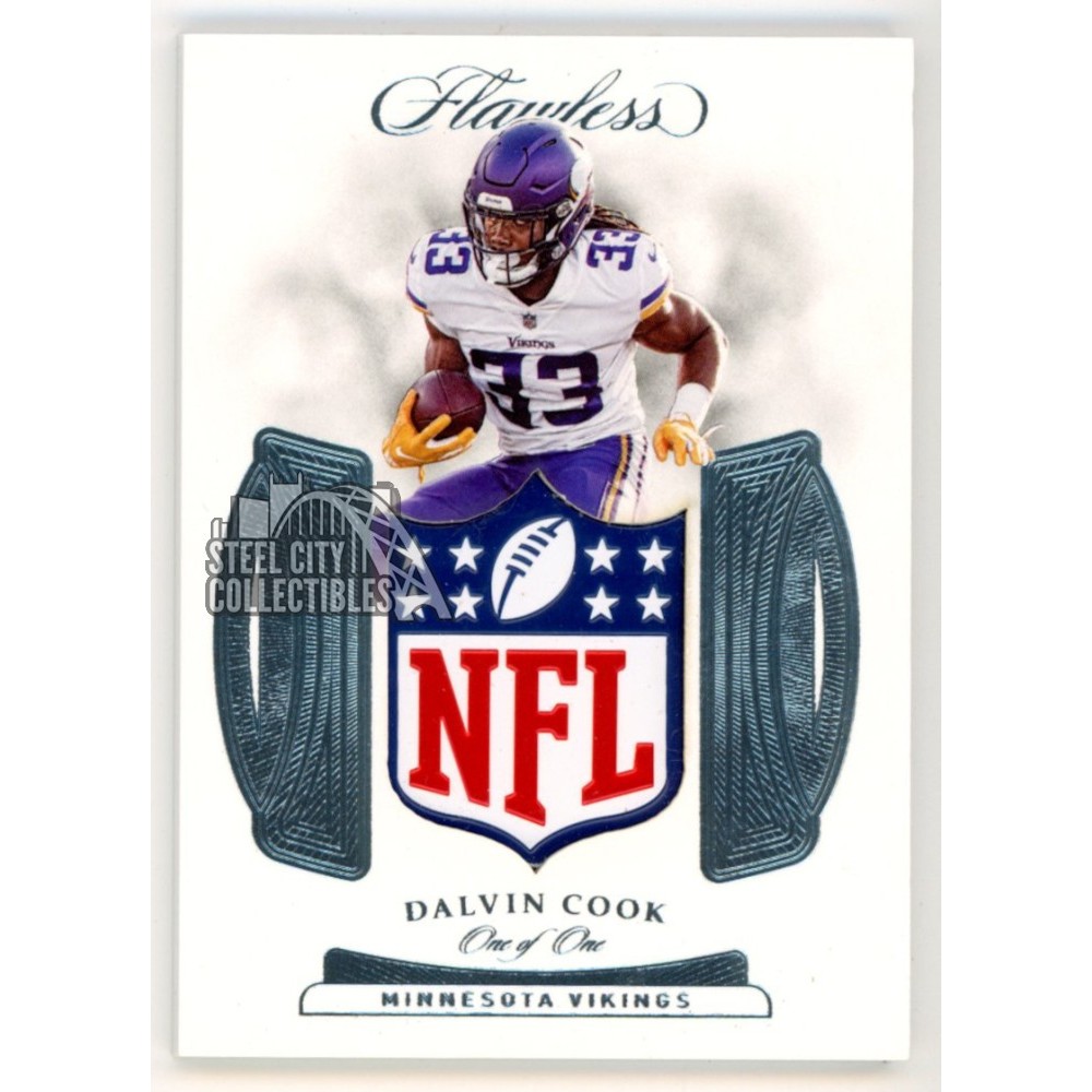 Dalvin Cook 2018 Panini Flawless NFL Logo Shield Patch Card #FS-DC 1/1 ...