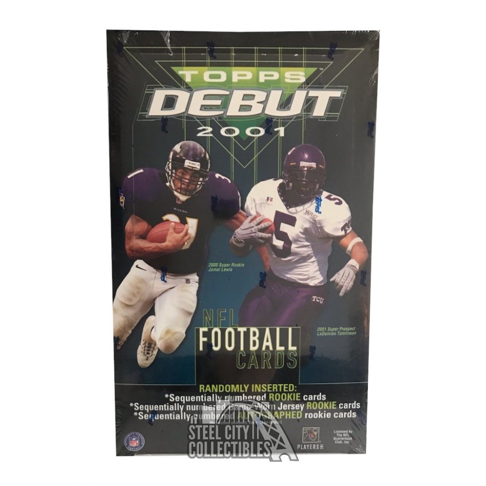 2001 Topps Debut Football 24 Pack Retail Box | Steel City Collectibles