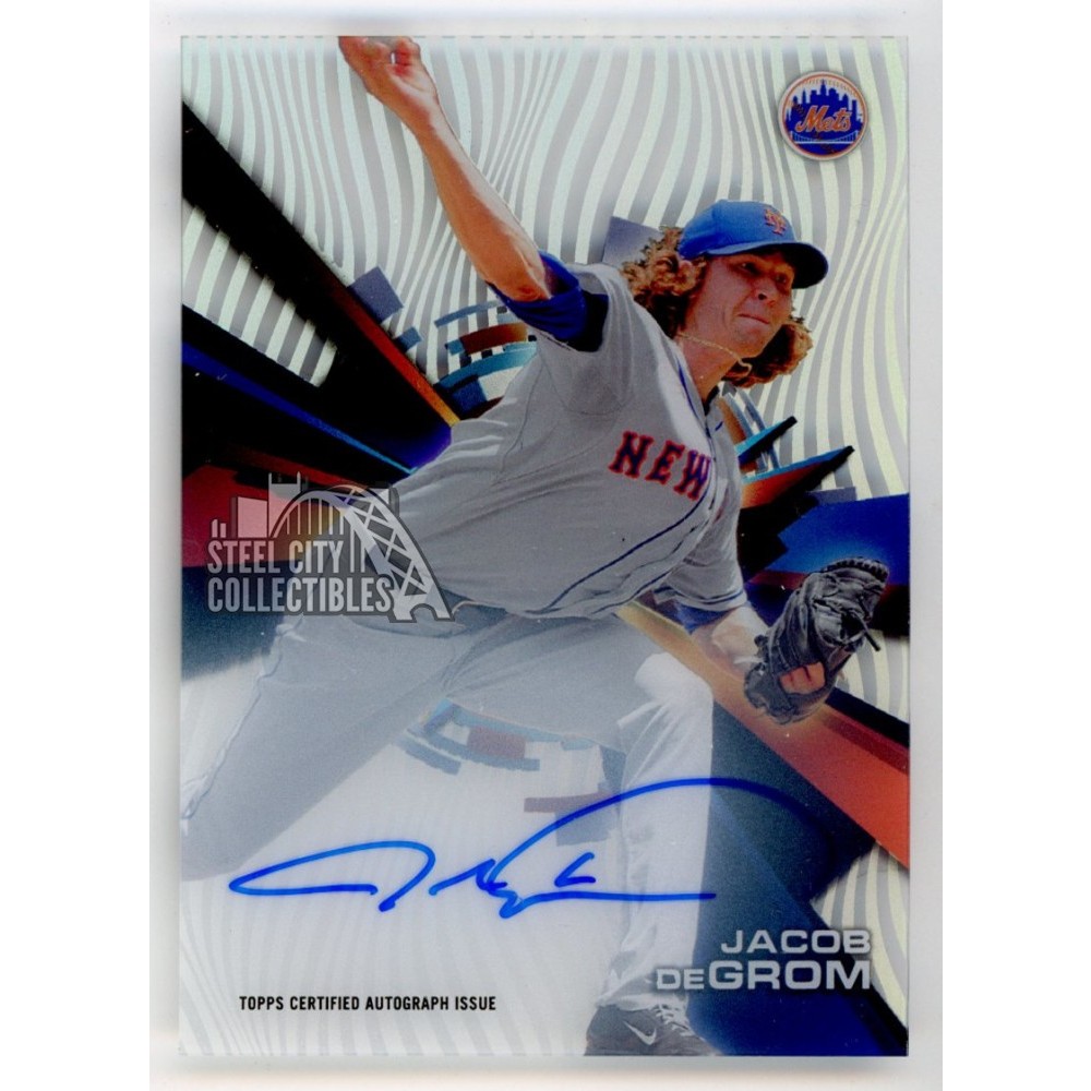 Jacob DeGrom 2015 Topps High Tek Autograph Card #HT-JDM | Steel City ...