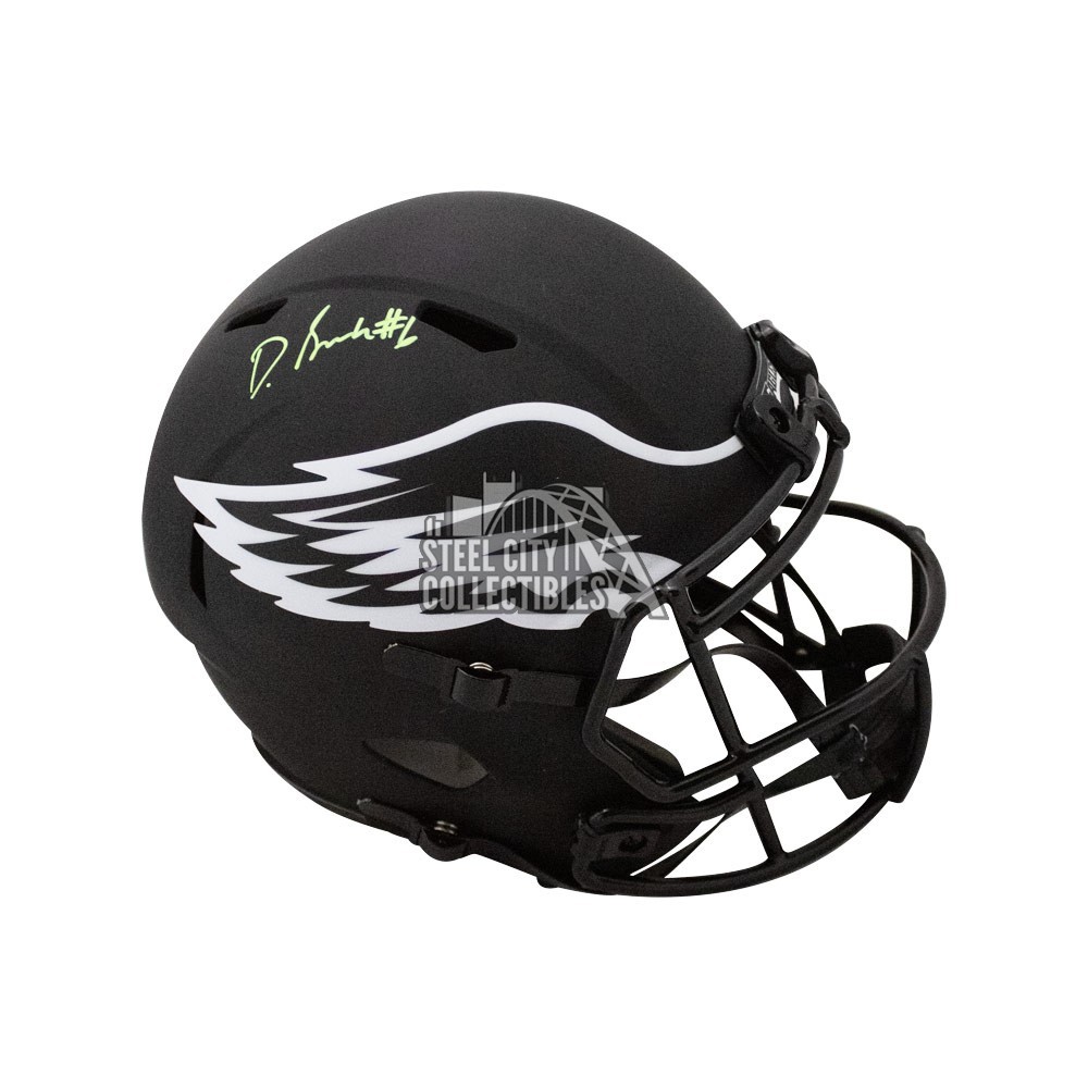 Devonta Smith Autographed Eagles Eclipse Replica Full-Size Football ...
