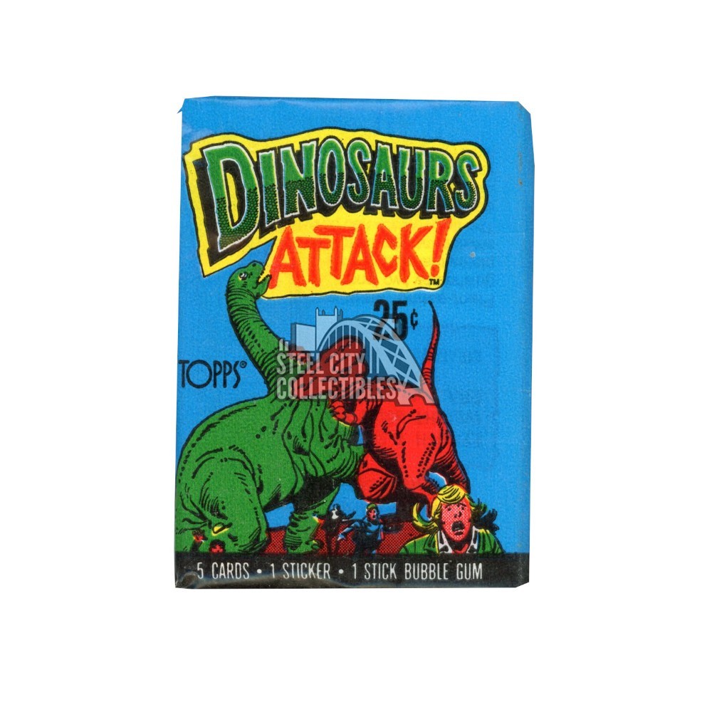 1988 Topps Dinosaurs Attack! Wax Pack | Steel City Collectibles