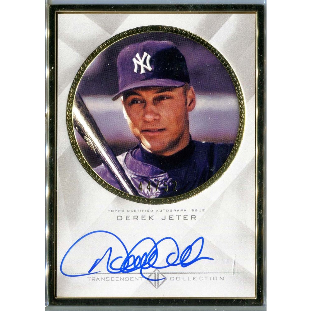 Derek Jeter 2016 Topps Transcendent Base Framed Autograph Auto Card 44/ ...