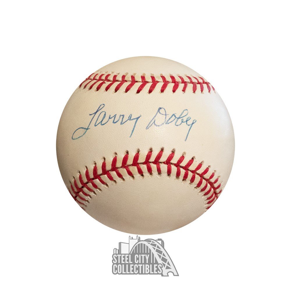 Larry Doby Autographed Official American League Baseball - PSA/DNA COA ...