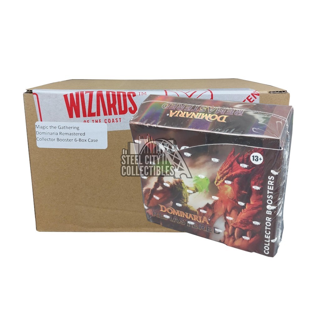 Magic the Gathering Dominaria Remastered Collector Booster 6-Box Case | Steel City Collectibles