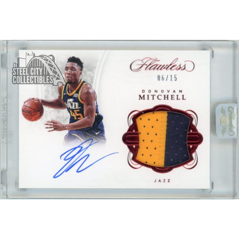 Donovan Mitchell 2017-18 Panini Flawless Basketball Rookie Patch ...