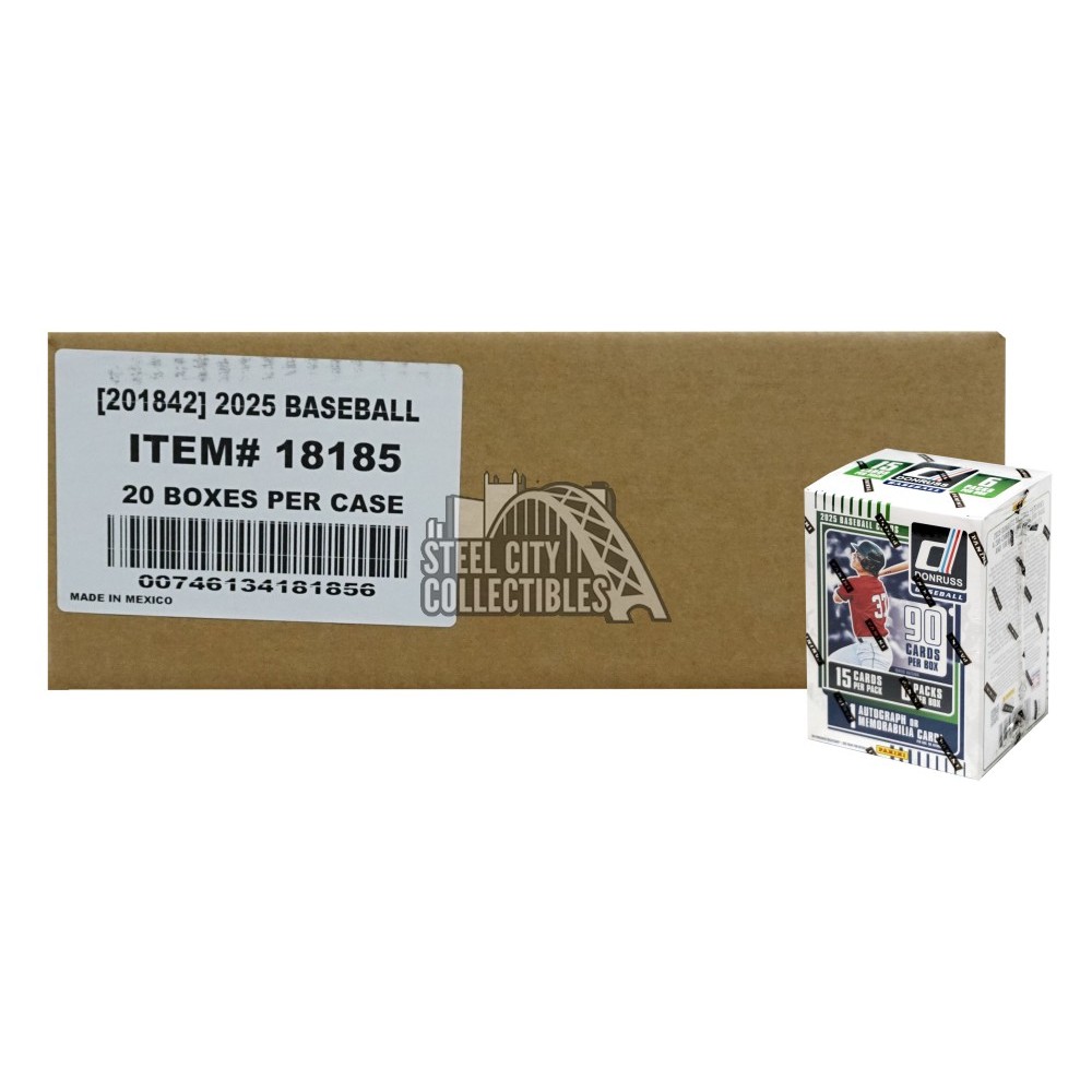 2025 Panini Donruss Baseball Hobby Blaster 20-Box Case | Steel City Collectibles