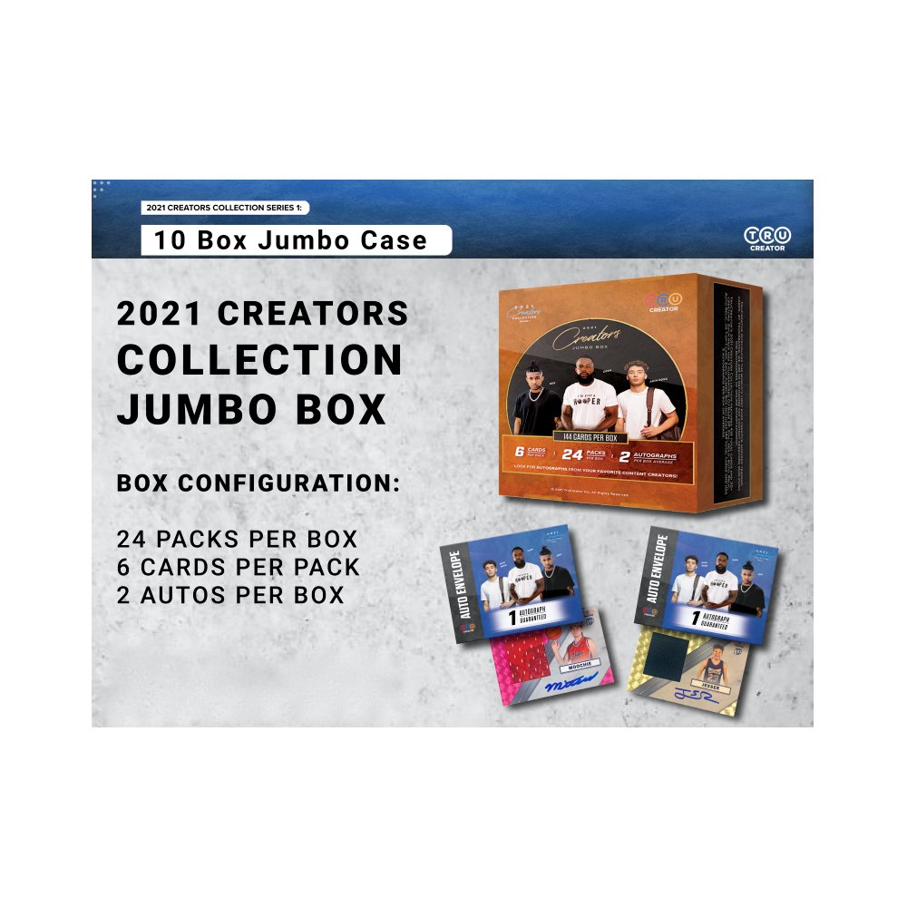 2021 TruCreator Creators Collection Series 1 Jumbo 10-Box Case | Steel ...
