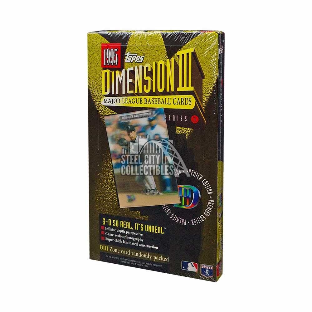 1995 Topps Dimension III Series 1 Baseball Hobby Box | Steel City ...