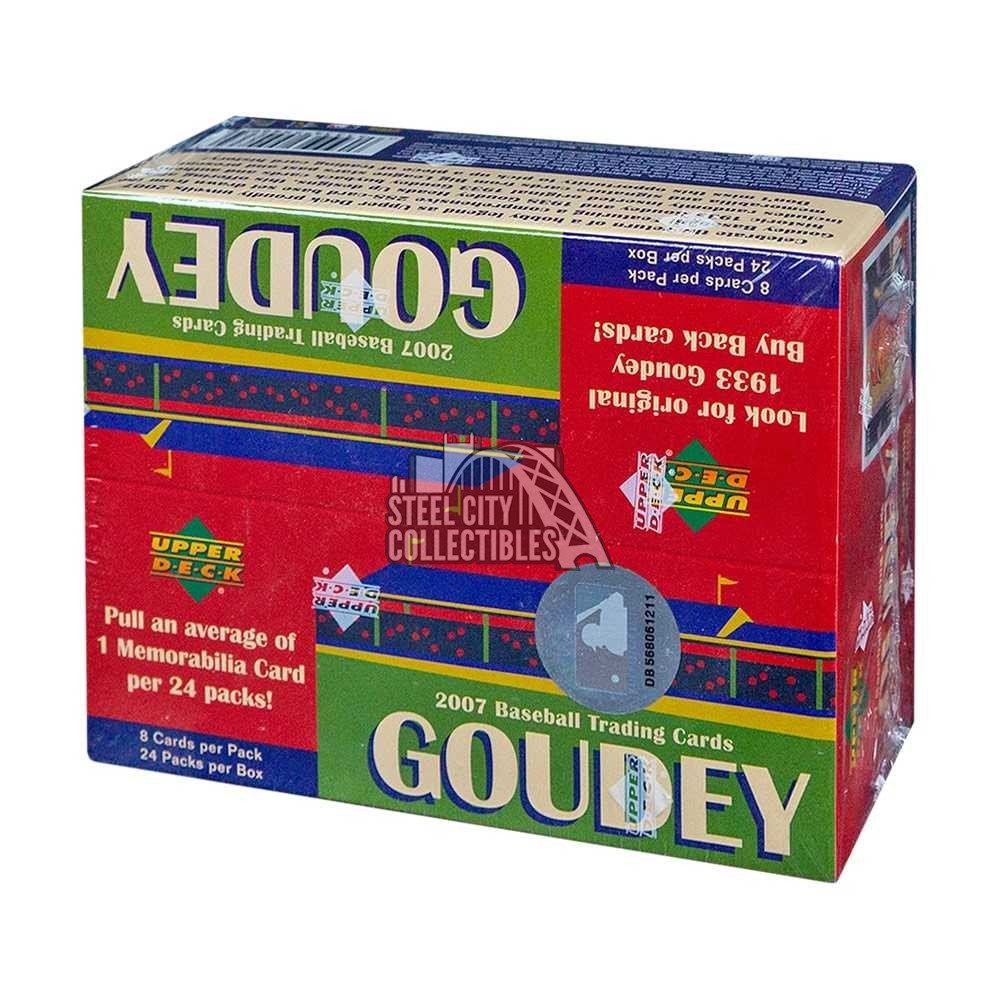 2007 Upper Deck Goudey Baseball 24ct Retail Box | Steel City Collectibles