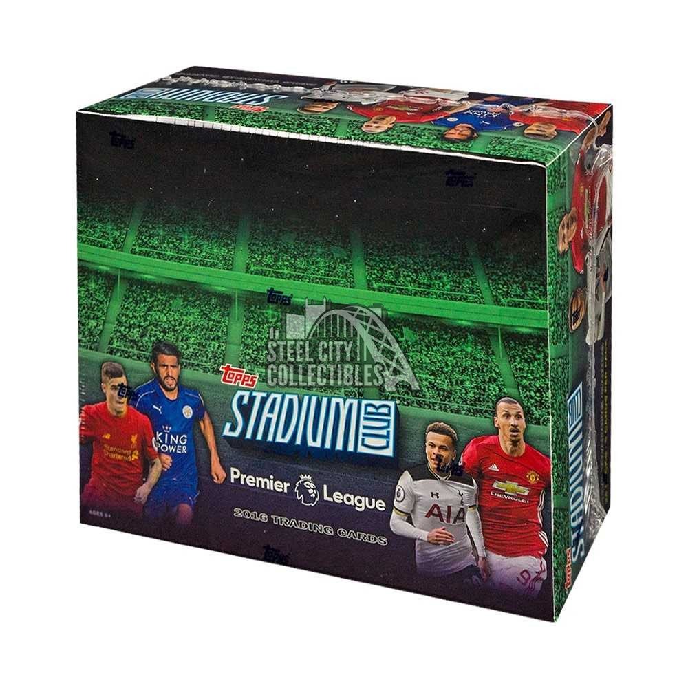 2016 Topps Stadium Club Premier League Soccer 24ct Retail Box | Steel ...